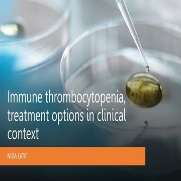 ITP (Immune Thrombocytopenia) | PPTX