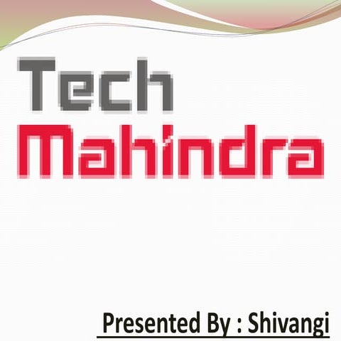 Tech Mahindra | PPTX