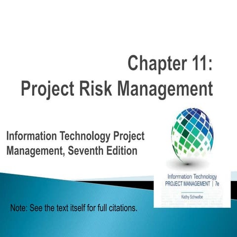 Information Technology Project Management - part 11 | PPTX