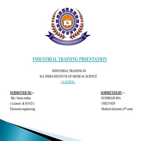 Itp (presentation) sundram jha me 5th.ppt