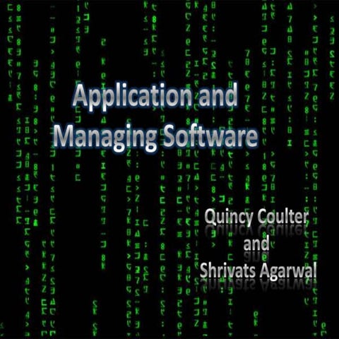 INSTALLING SOFTWARE | PPTX