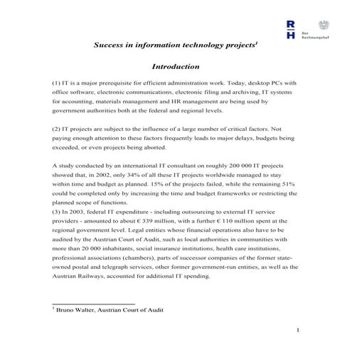 Preliminary Scope Statement New