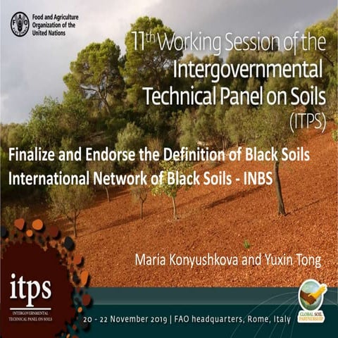 International Network of Black Soils | PPTX