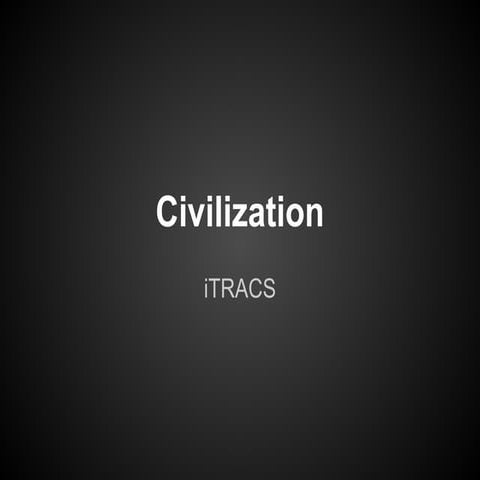 The 7 characteristics of a civilization | PPT