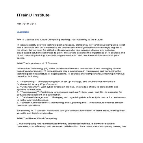 ITrainU Institute.pdf ITrainU Institute.pdf