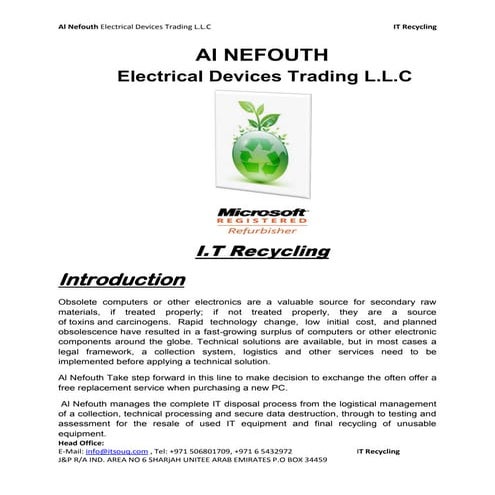 IT Recycling | PDF