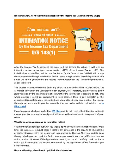 Mistakes while filing ITR-1 | PPT