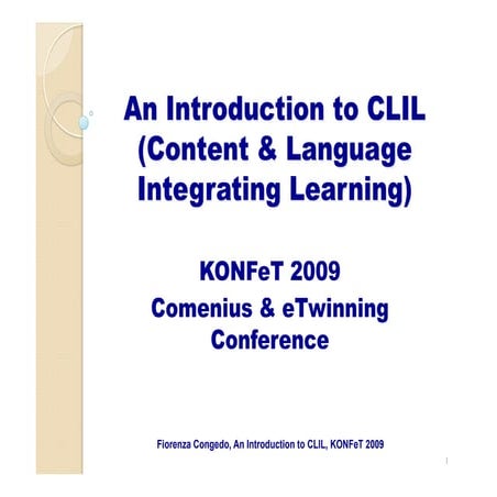 An Introduction To CLIL | PDF