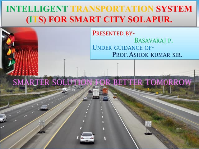 Smart Traffic Management System presentation | PPTX