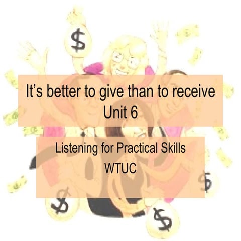 It’S Better To Give Than To Receive | PPT