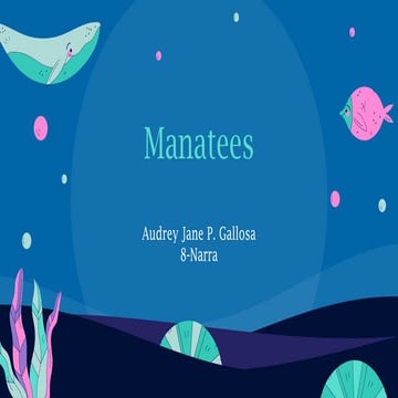 Manatees | PDF