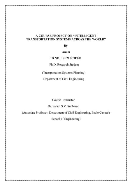 Traffic Prediction for Intelligent Transportation System using Machine ...