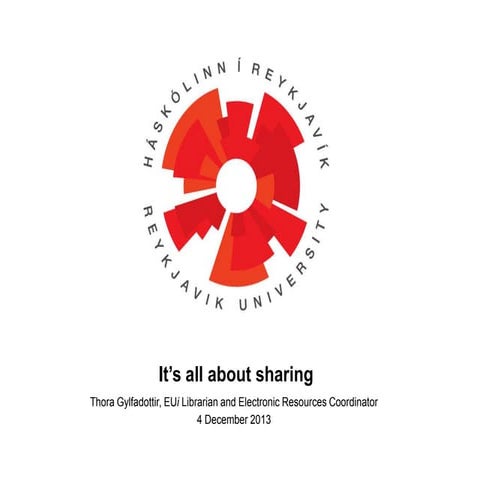 Its all about sharing | PPTX