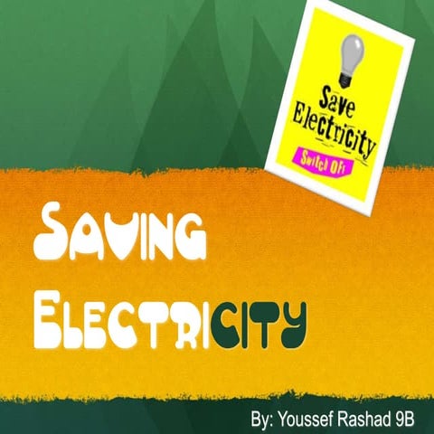 Energy conservation ppt | PPTX