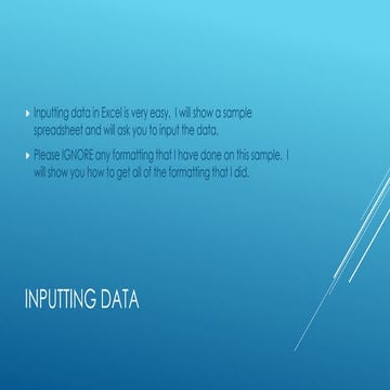 RCS Excel Training | PPTX