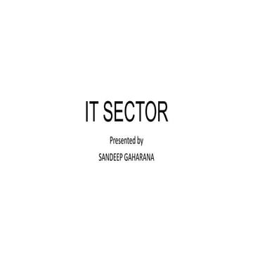 It sector | PPT