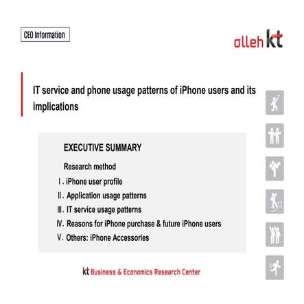 IT service and phone usage patterns of iphone users and its ...