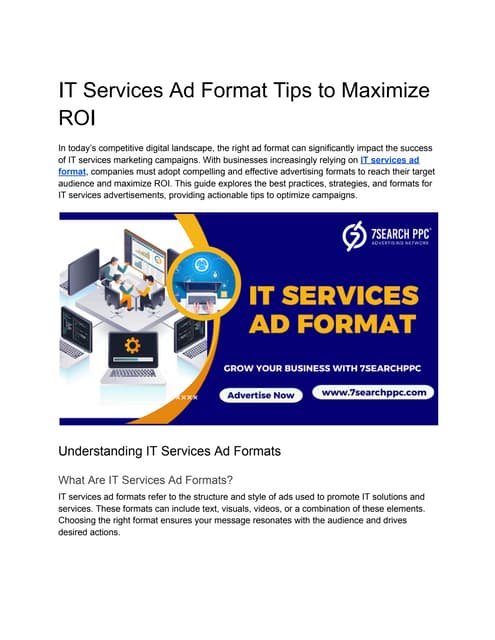 IT Services Ads_ Tips for Cost-Effective Campaigns.pdf