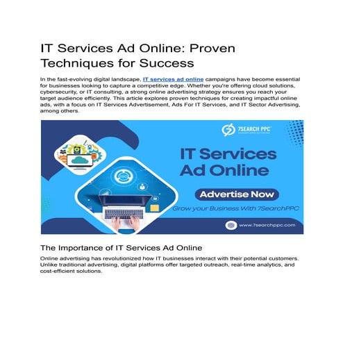 IT Services Ad Online_ Proven Techniques for Success.pdf
