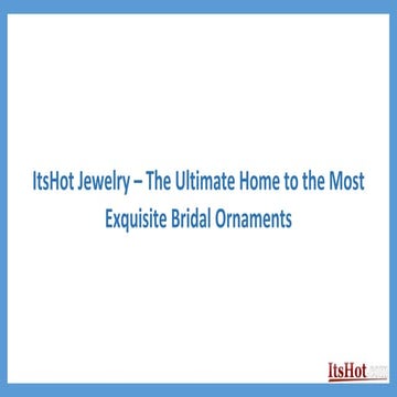 ItsHot Jewelry – The Ultimate Home to the Most Exquisite Bridal ...