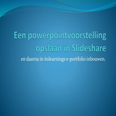 Itslearning powerpoint invoegen | PPTX