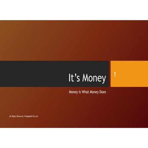 Financial literacy module 1 | PDF