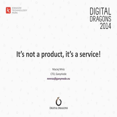 It's not a product, it's a service! | PDF | Business | Business and Finance