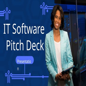 IT Software Pitch Deck and Business Presentation | PPT