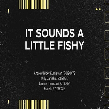 It sounds a little fishy | PPT