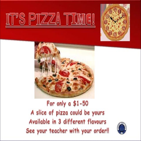 It’s pizza time! | PPTX