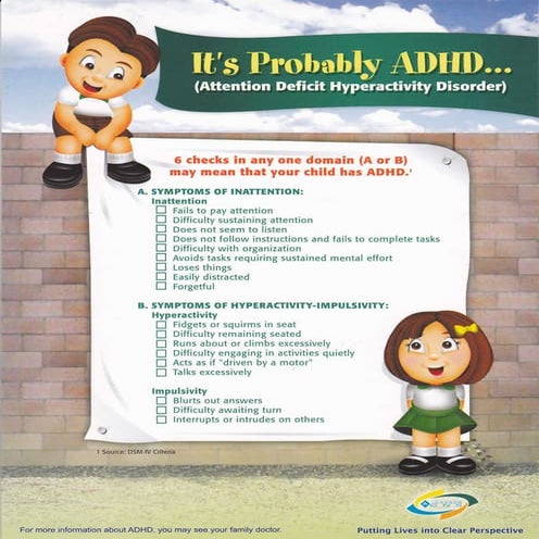 Its probably adhd checklist | PDF