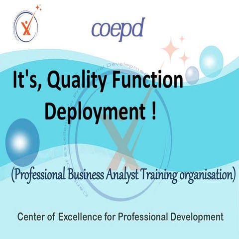 It's, quality function | PPTX