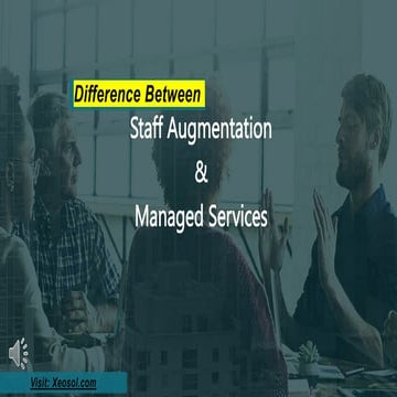 Difference between It Staff Augmentation and managed services pptx | PPTX