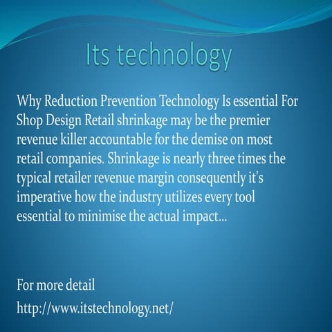 Its technology | PPT