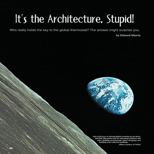 Its The Architecture E1.Mazria | PPT