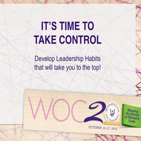 It's Time to Take Control: Develop Leadership Habits that Will Take You ...