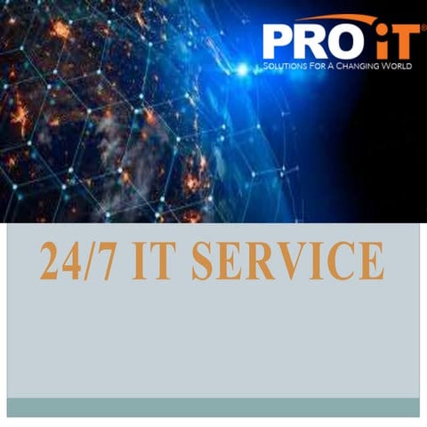 IT Support and Services Solutions in Sydney - Pro IT | PPTX