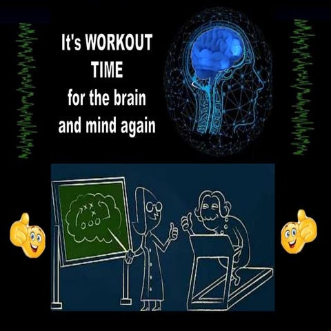 It's WORKOUT TIME for the brain and mind again.ppt