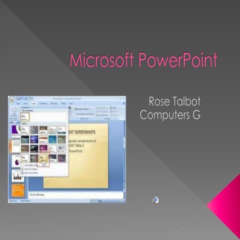 Microsoft Powerpoint | PPTX | Computer Software and Applications ...