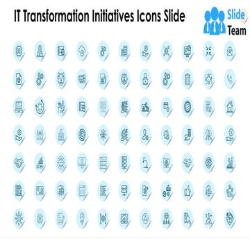 IT Transformation Initiatives Icons Slide Growth D109 Ppt Powerpoint ...
