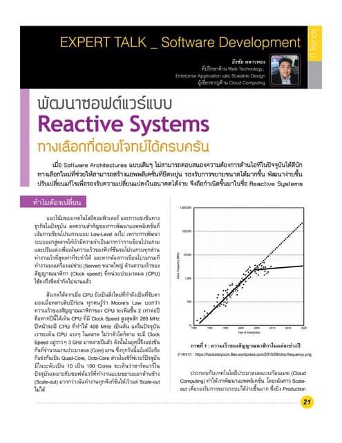 การพัฒนาซอฟต์แวร์แบบ Reactive Systems Pdf