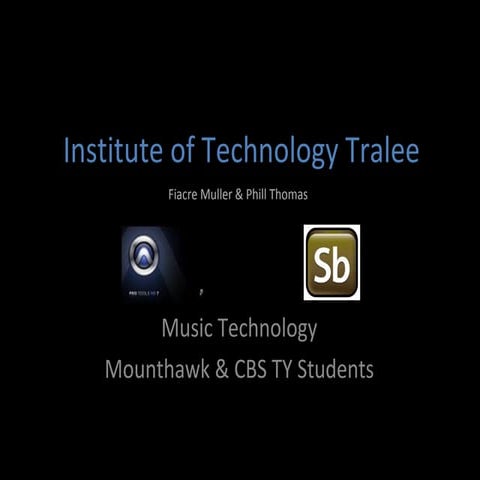 ITT TY Music Technology - Week 1 - Analogue & Digital Audio | PPT | Digital Audio | Computer ...