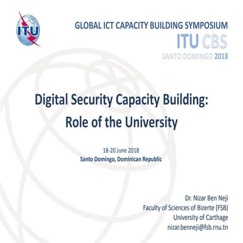 Digital Security Capacity Building: Role of the University | PDF