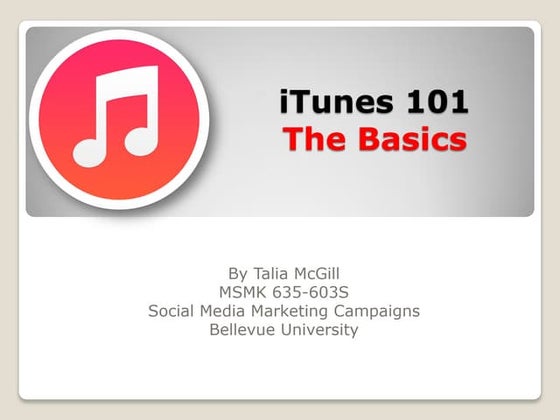 iTunes Handout | PPT