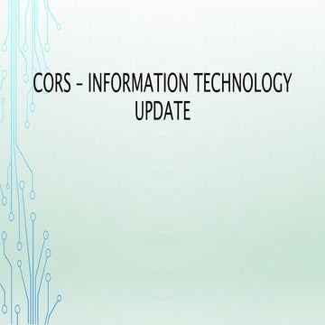 It Updates | PPTX | IT and Internet Support | Internet