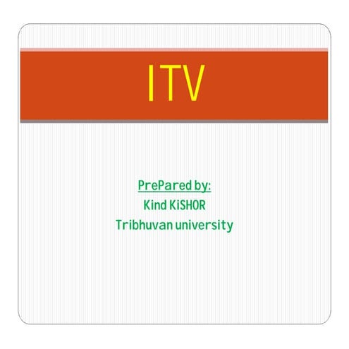 ITV ( Interactive Television ) | PDF