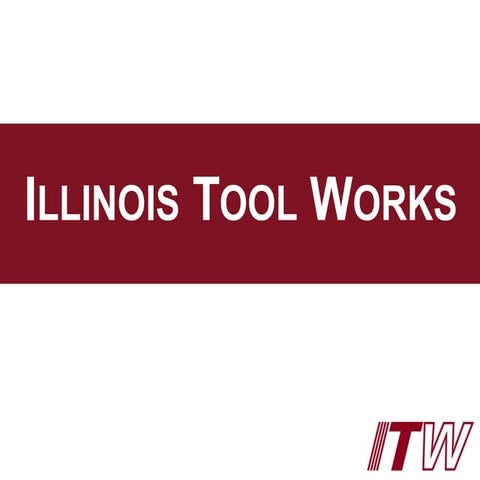 Illinois Tool Works (ITW) Stock Pitch | PPTX