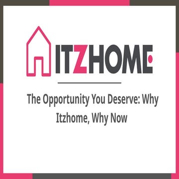Why Now Is the Perfect Time to Join the Itzhome Franchise | PPTX
