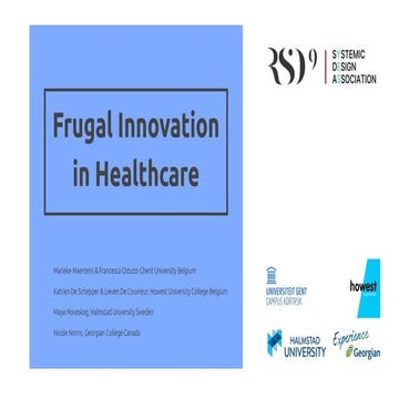 Frugal Innovation in Healthcare | PDF