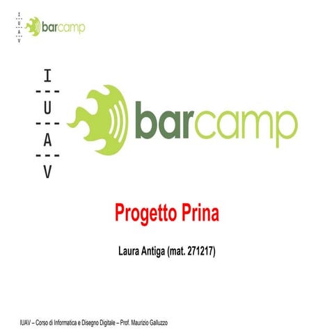 Iuavcamp presentazione | PPT | Computing | Technology & Computing